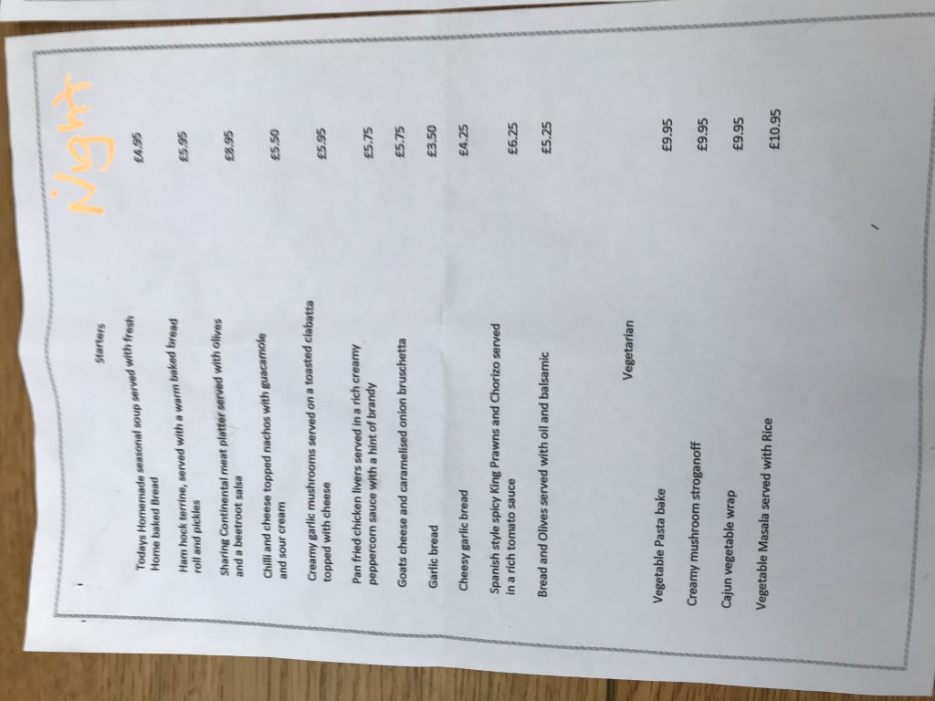 Meal Saturday 11 January Manvers Arms – Dearne Valley Divers